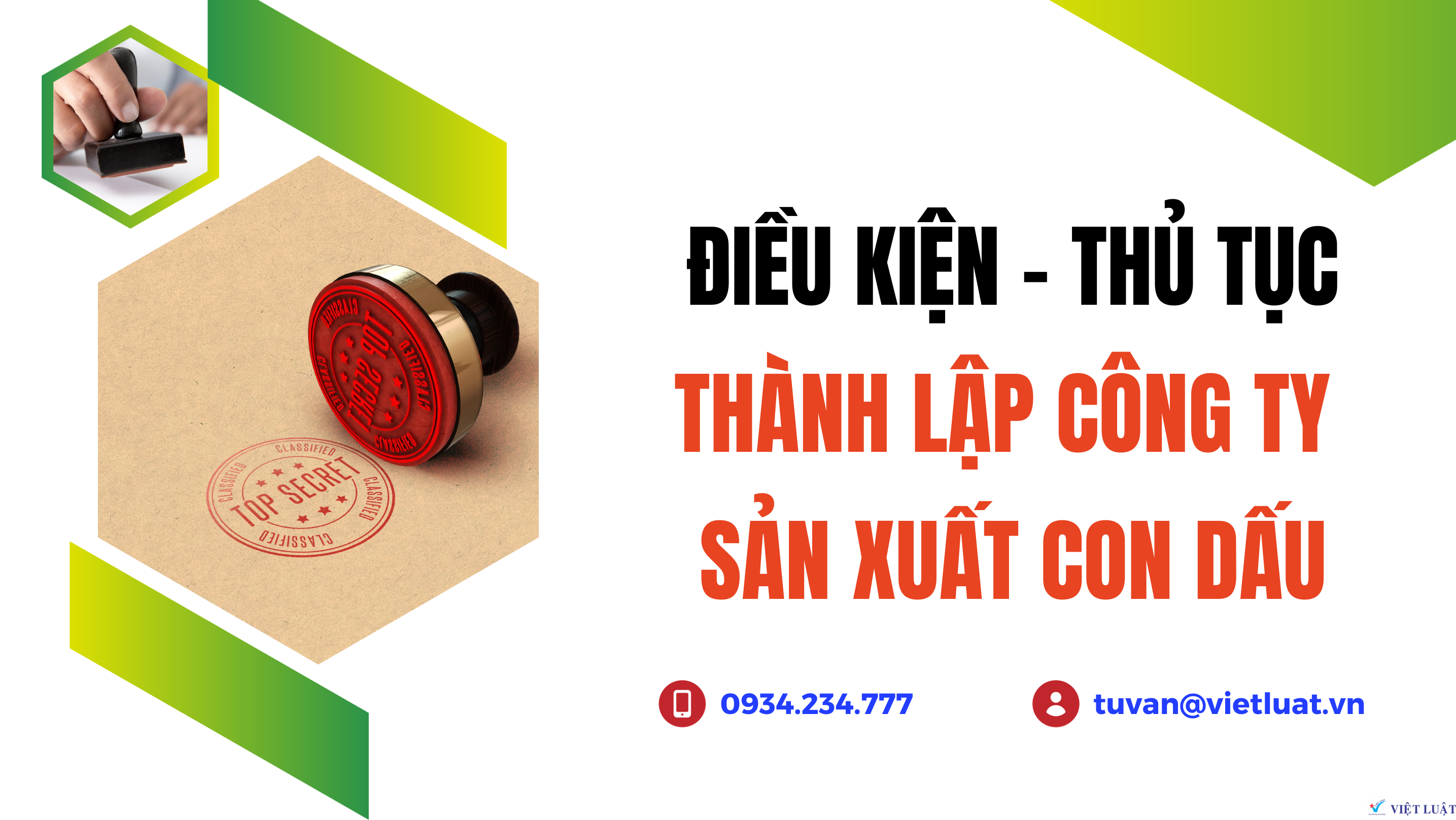 Quy trình thành lập công ty sản xuất con dấu